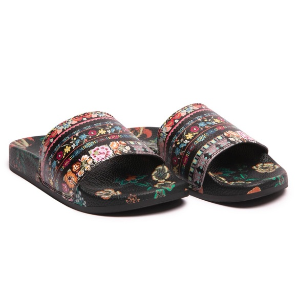 Johnny Was | Shoes | Johnny Was Ardell Pool Slides | Poshmark